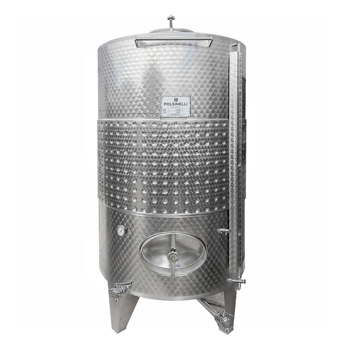 2500L Stainless Steel Refrigerated Storage Tank with Conical Bottom and ...