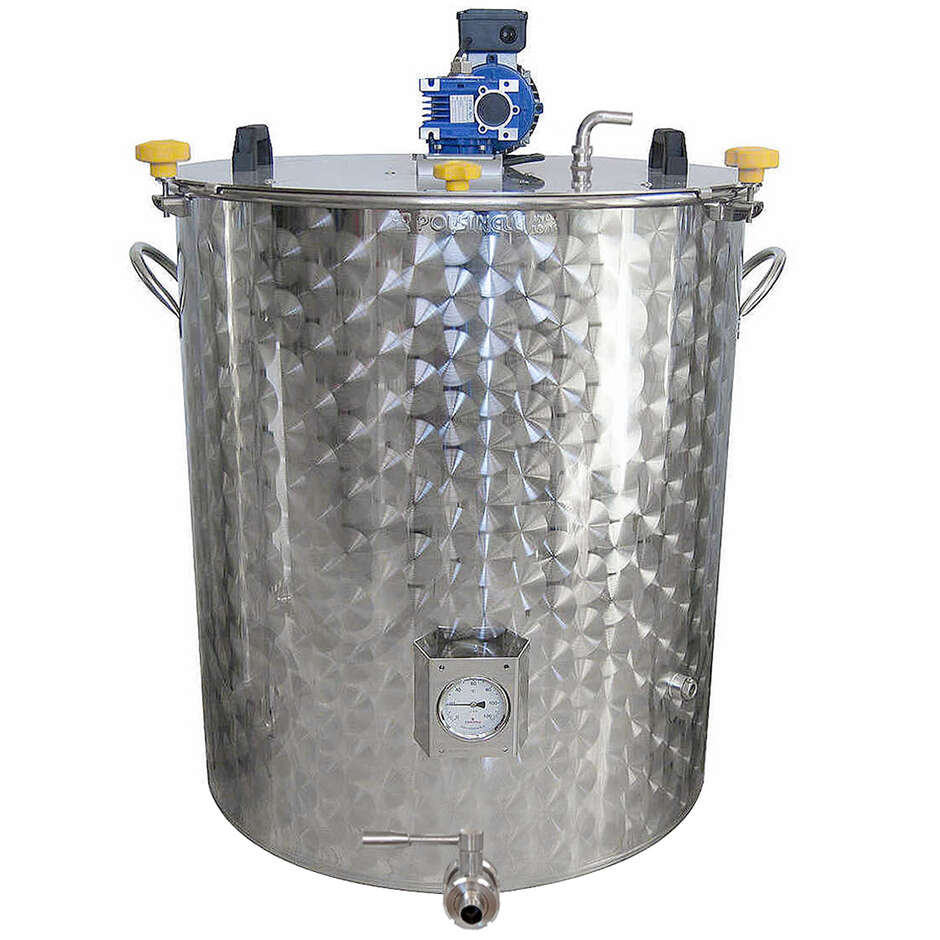300 L motorisierter Topf Bier | Polsinelli Enologia