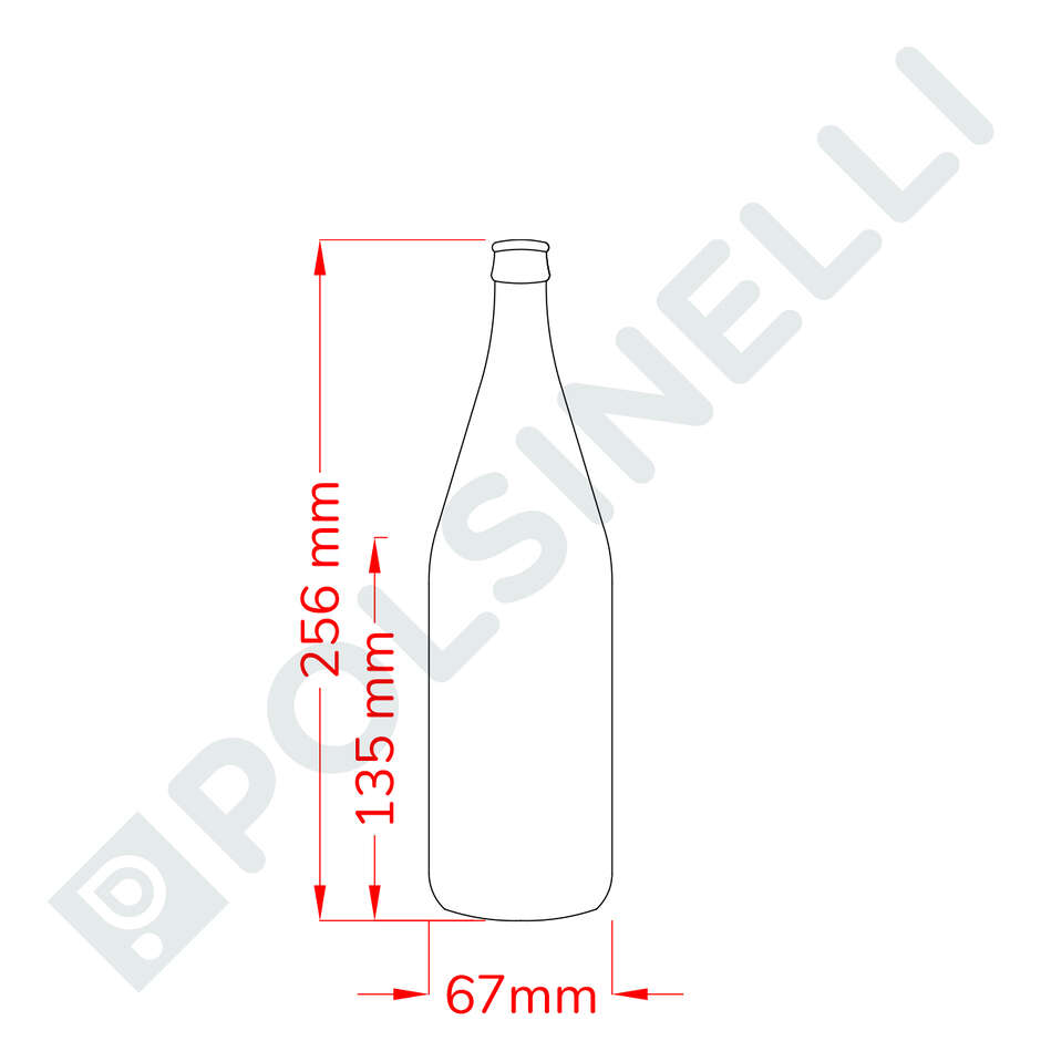Bottiglia per acqua minerale 500 mL (30 pezzi) Alimentare | Polsinelli Enologia