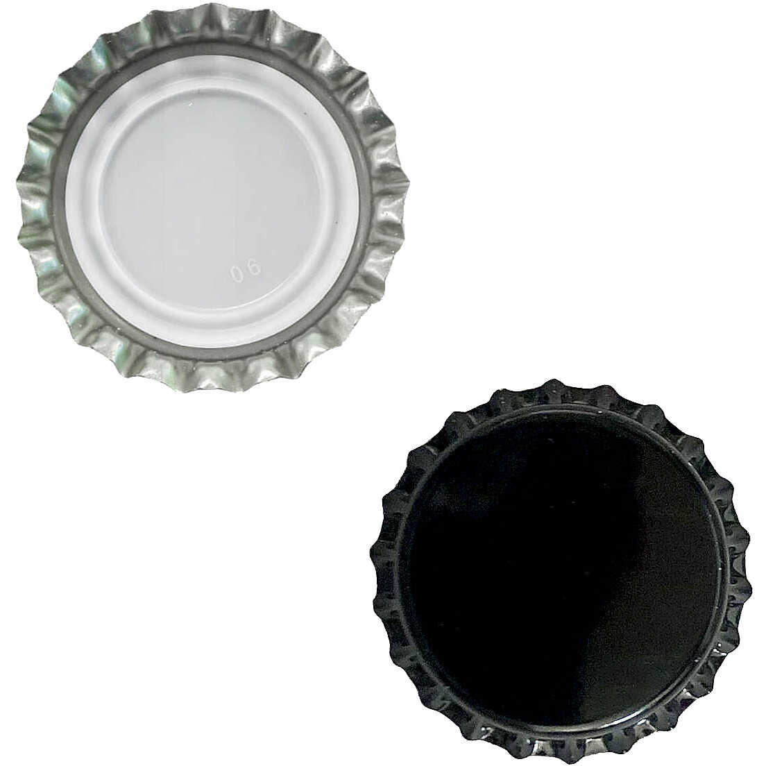 Bouchon couronne noir ⌀26 BPA free (10000 pièces) Vin | Polsinelli Enologia
