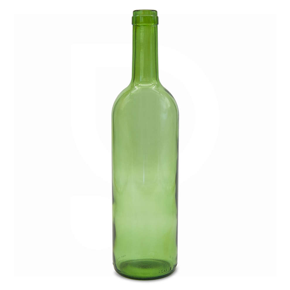 Bouteille bordelaise 750 mL verte (20 pcs) Vin | Polsinelli Enologia