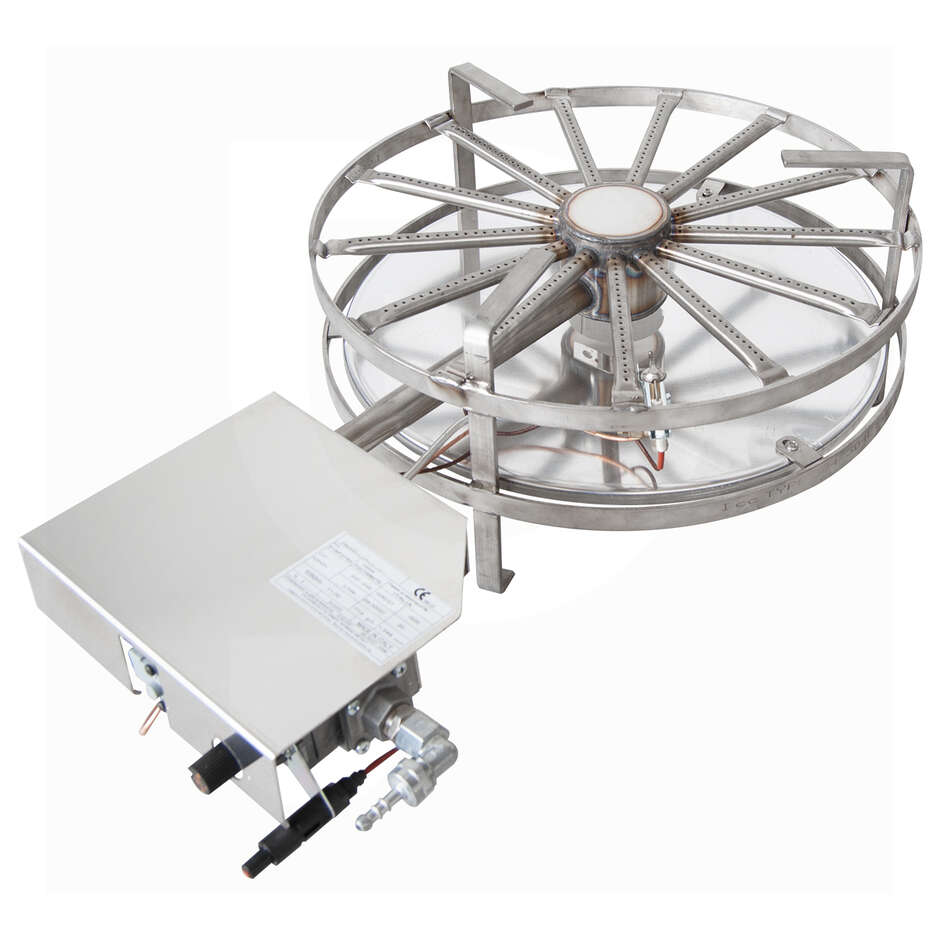 Brûleur gaz inox 11 kW PSPEV Ø 50 Bière | Polsinelli Enologia