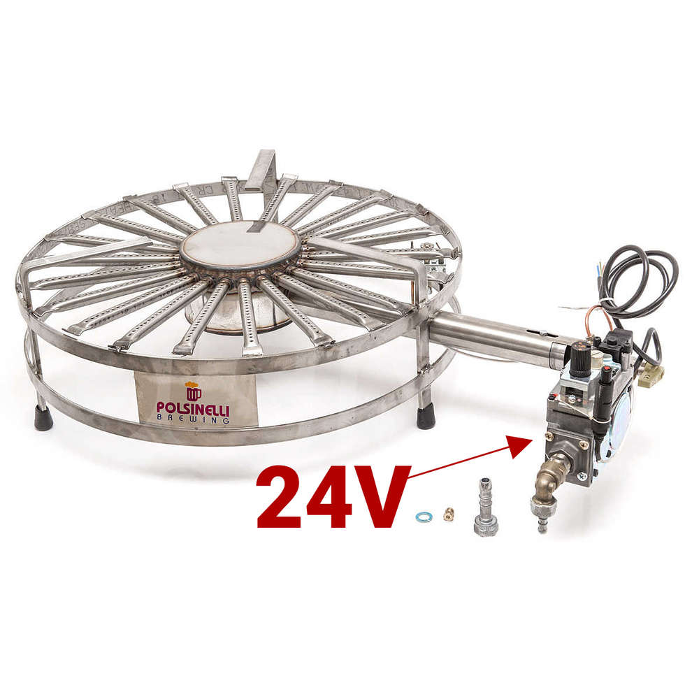 Brûleur gaz inox 26 kW PSPEV Ø 56 Bière | Polsinelli Enologia