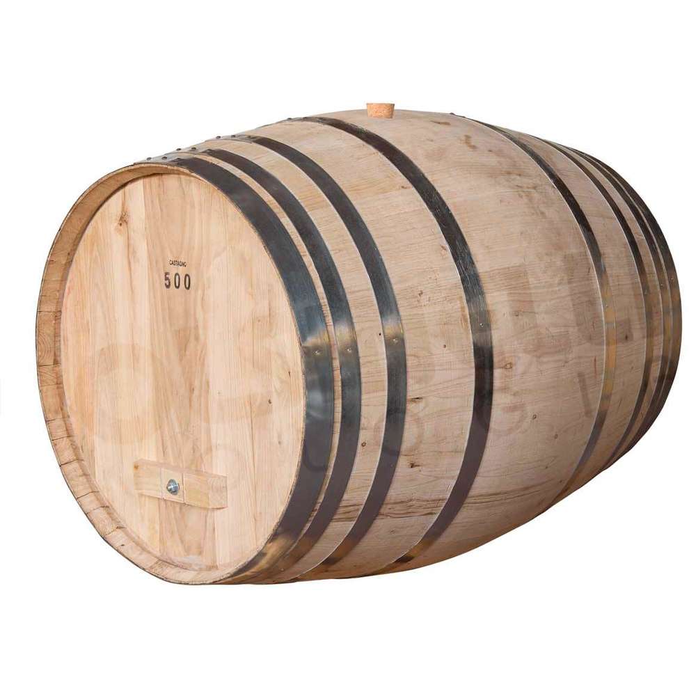 Chestnut barrel 500 L with manhole Wine | Polsinelli Enologia