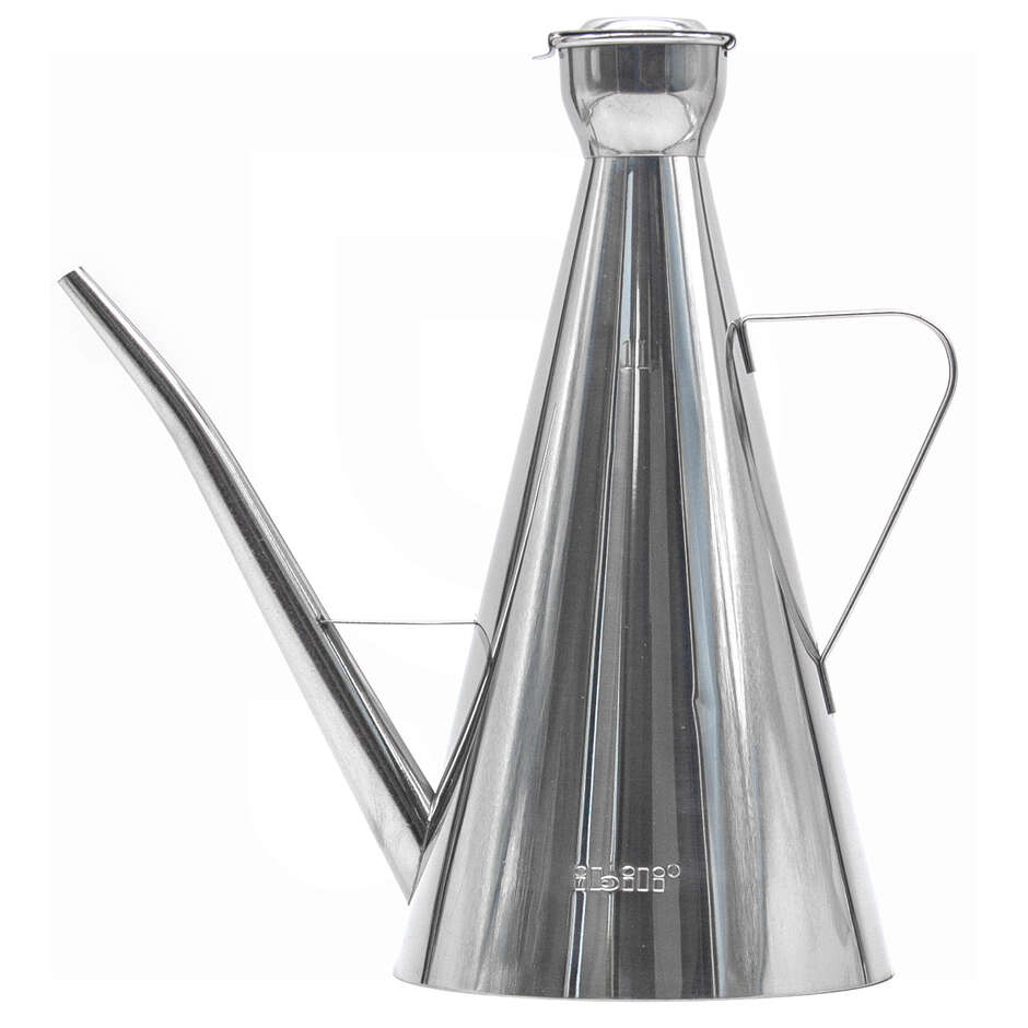 Conical stainless steel 1 L oil jug Olive oil | Polsinelli Enologia