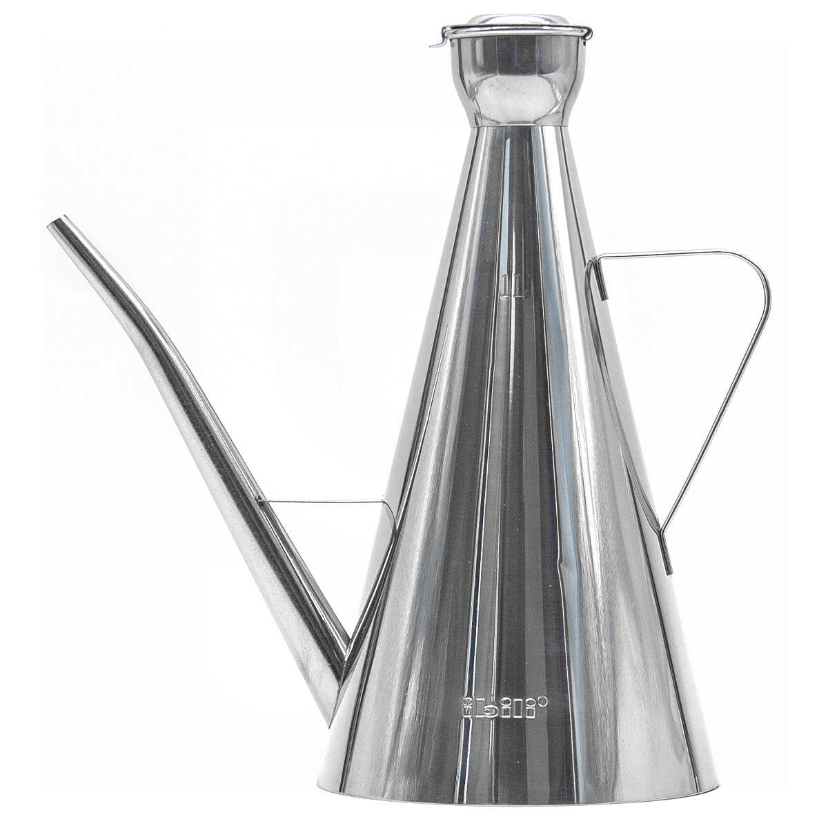Conical stainless steel 1 L oil jug Olive oil | Polsinelli Enologia
