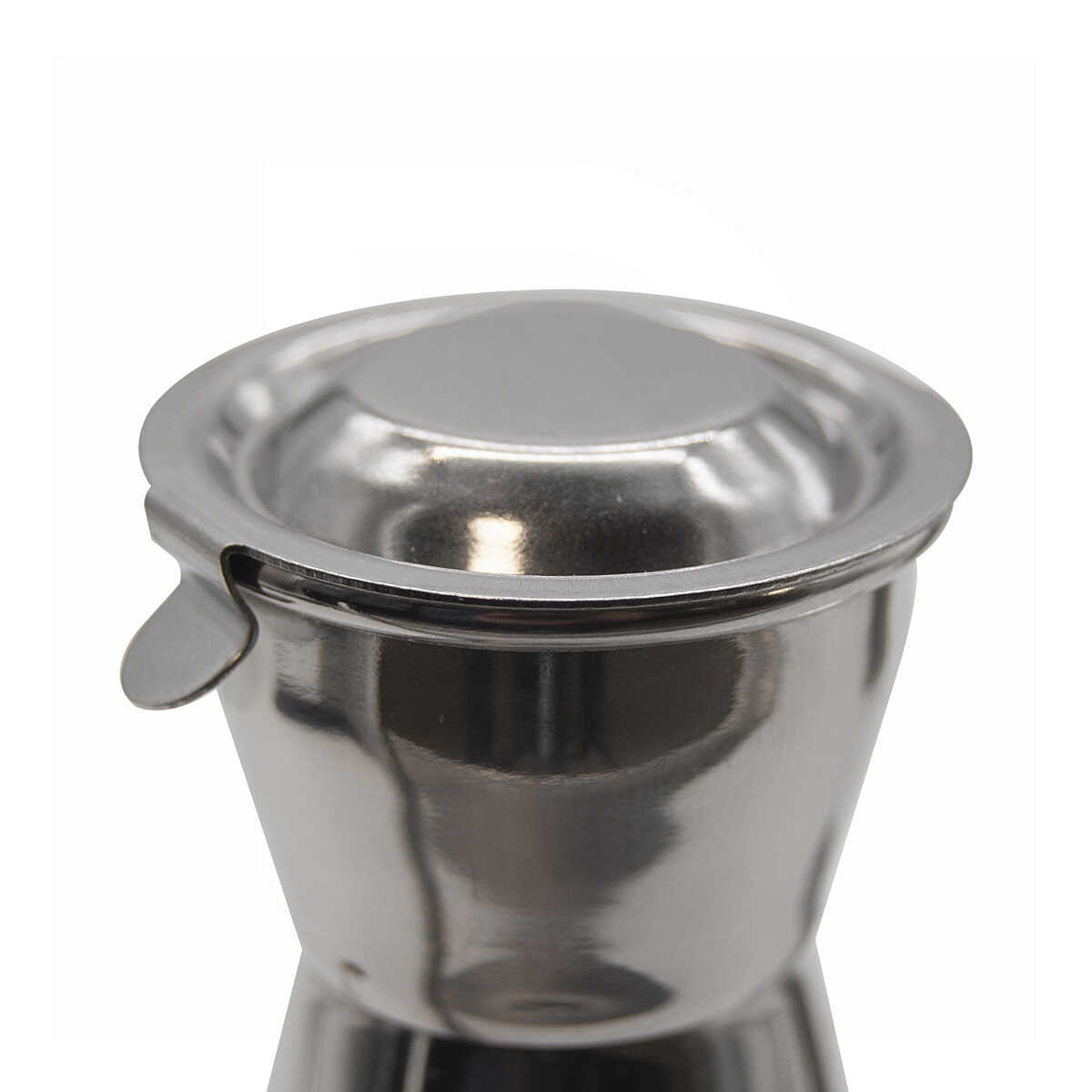 Conical stainless steel 1 L oil jug Olive oil | Polsinelli Enologia