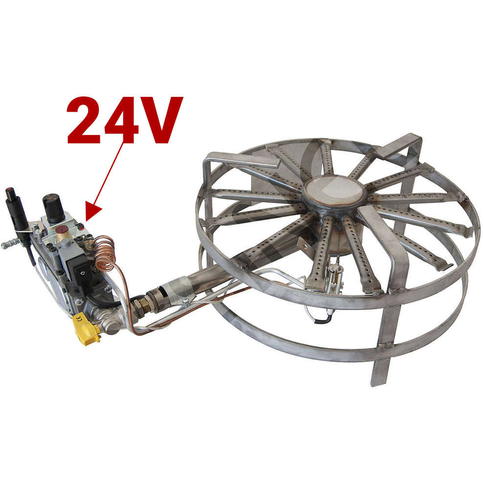 Edelstahl 8 kW ⌀40 PSPEV GPL Hocker-Kocher Bier | Polsinelli Enologia