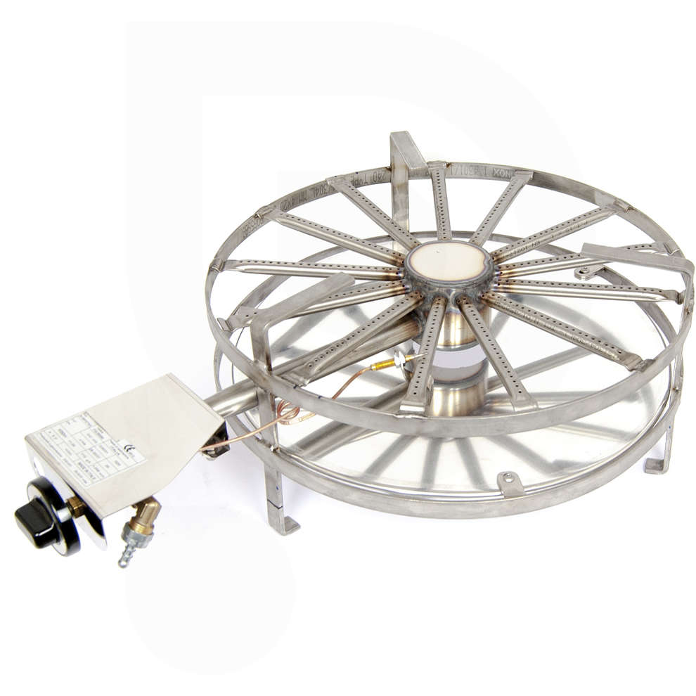 Edelstahl 8 kW ⌀40 S LPG Gas-Brenner Lebensmittel | Polsinelli Enologia