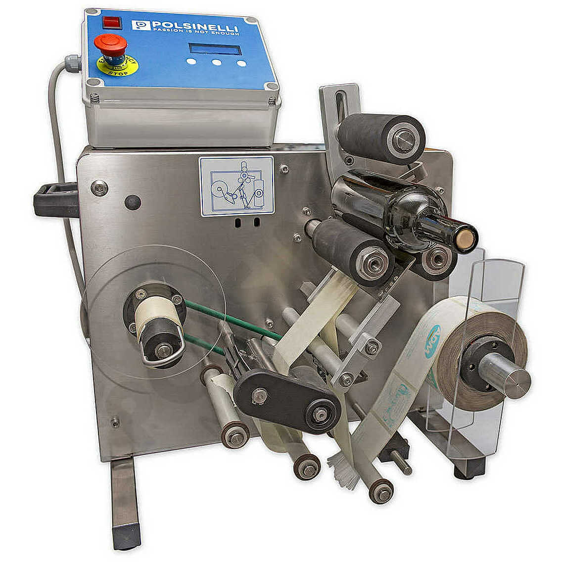 ETI 10 semi-automatic labelling machine with thermal transfer marker ...