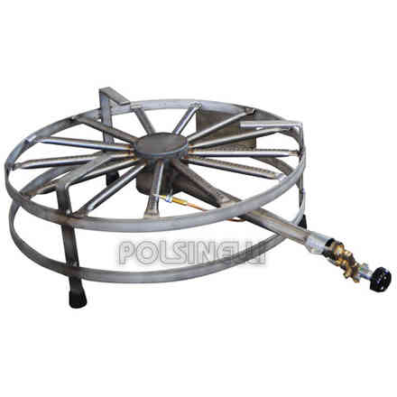 Fornellone inox 8 kW ⌀40 PSPEV GPL Birra | Polsinelli Enologia