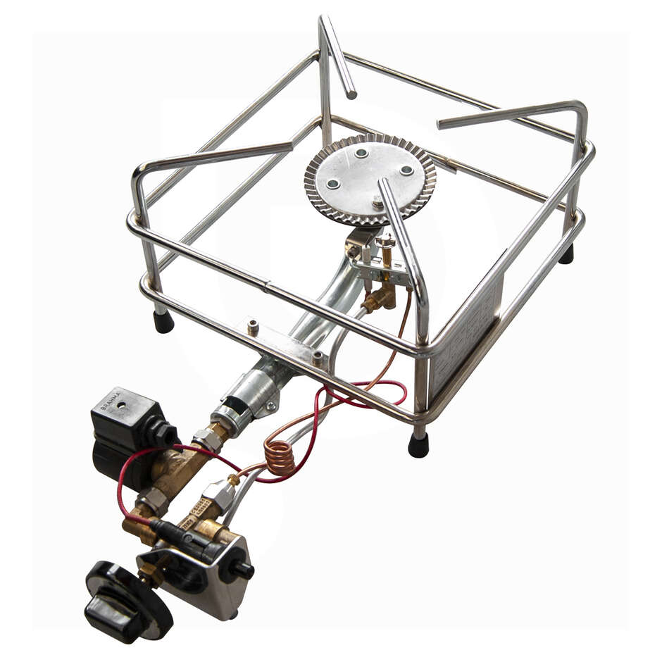 Gas burner NEW CROMO 6.0 kw PSPEV LPG Beer | Polsinelli Enologia