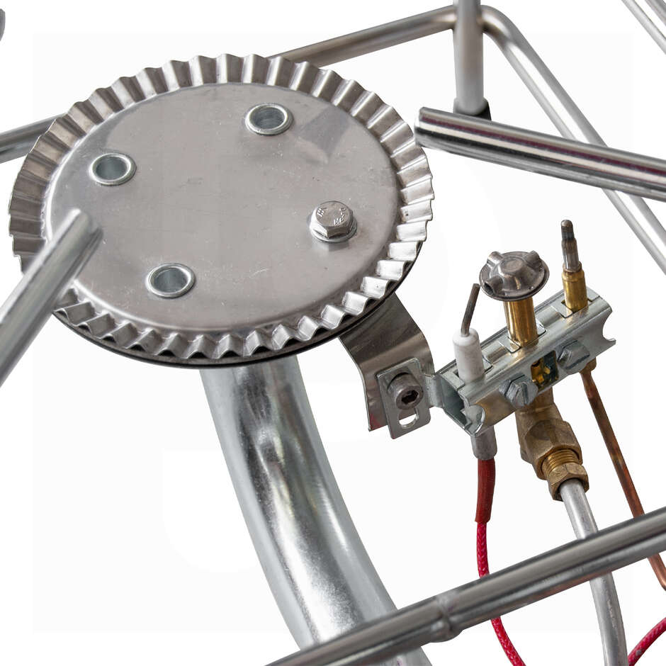 Gas burner NEW CROMO 6.0 kw PSPEV LPG Beer | Polsinelli Enologia