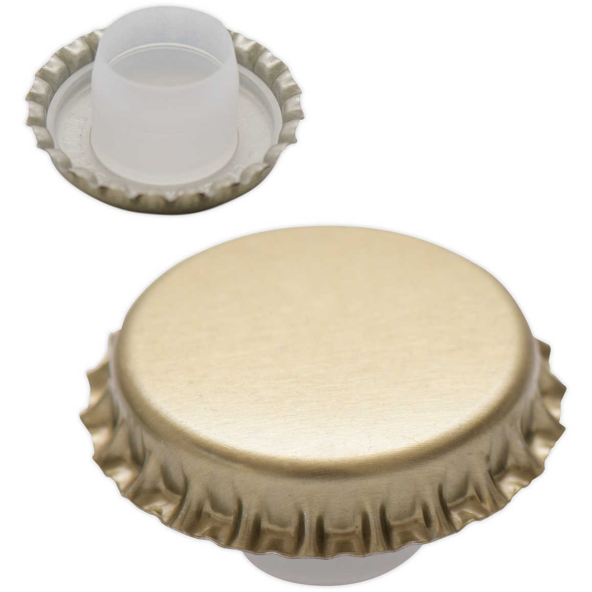 Golden crown cap with bidule ⌀29 (200 pcs) Wine | Polsinelli Enologia