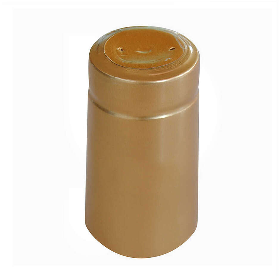 Golden PVC capsule ⌀31 (100 pcs) Wine | Polsinelli Enologia