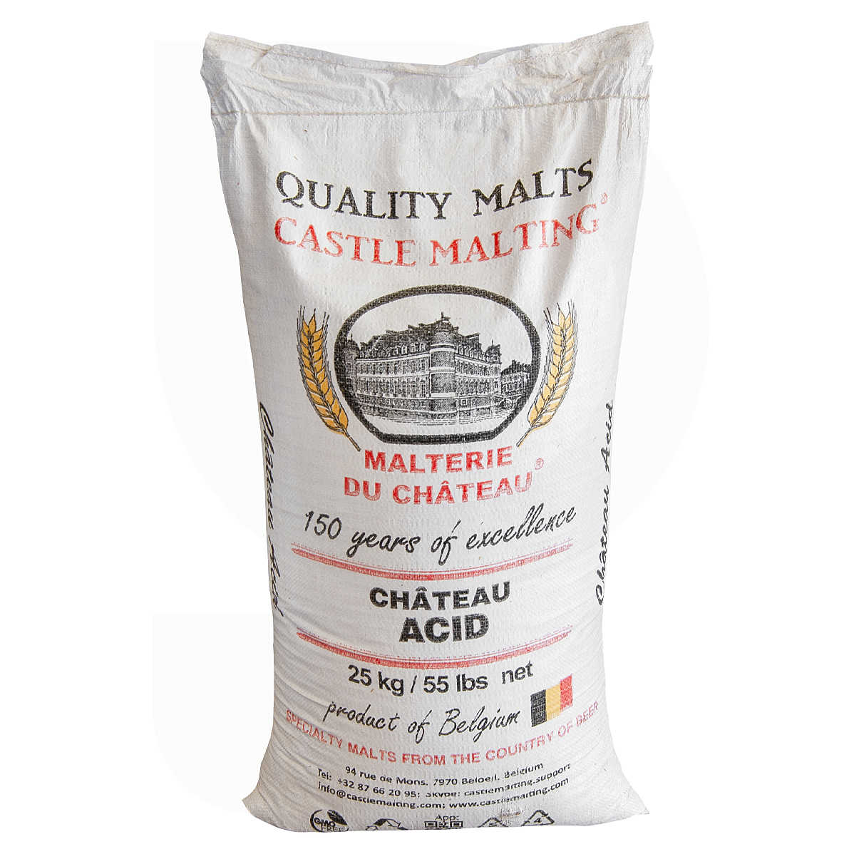 Malta de grano Château Acid (25 kg) Cerveza | Polsinelli Enologia