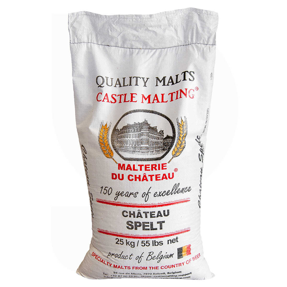 Malta de grano Château Spelt (25 kg) Cerveza | Polsinelli Enologia