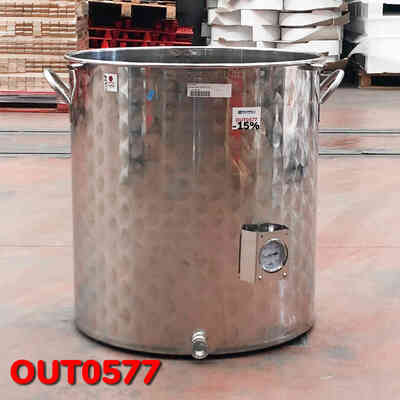 OUTLET - 200 L Tri-Clamp stainless steel production pot
