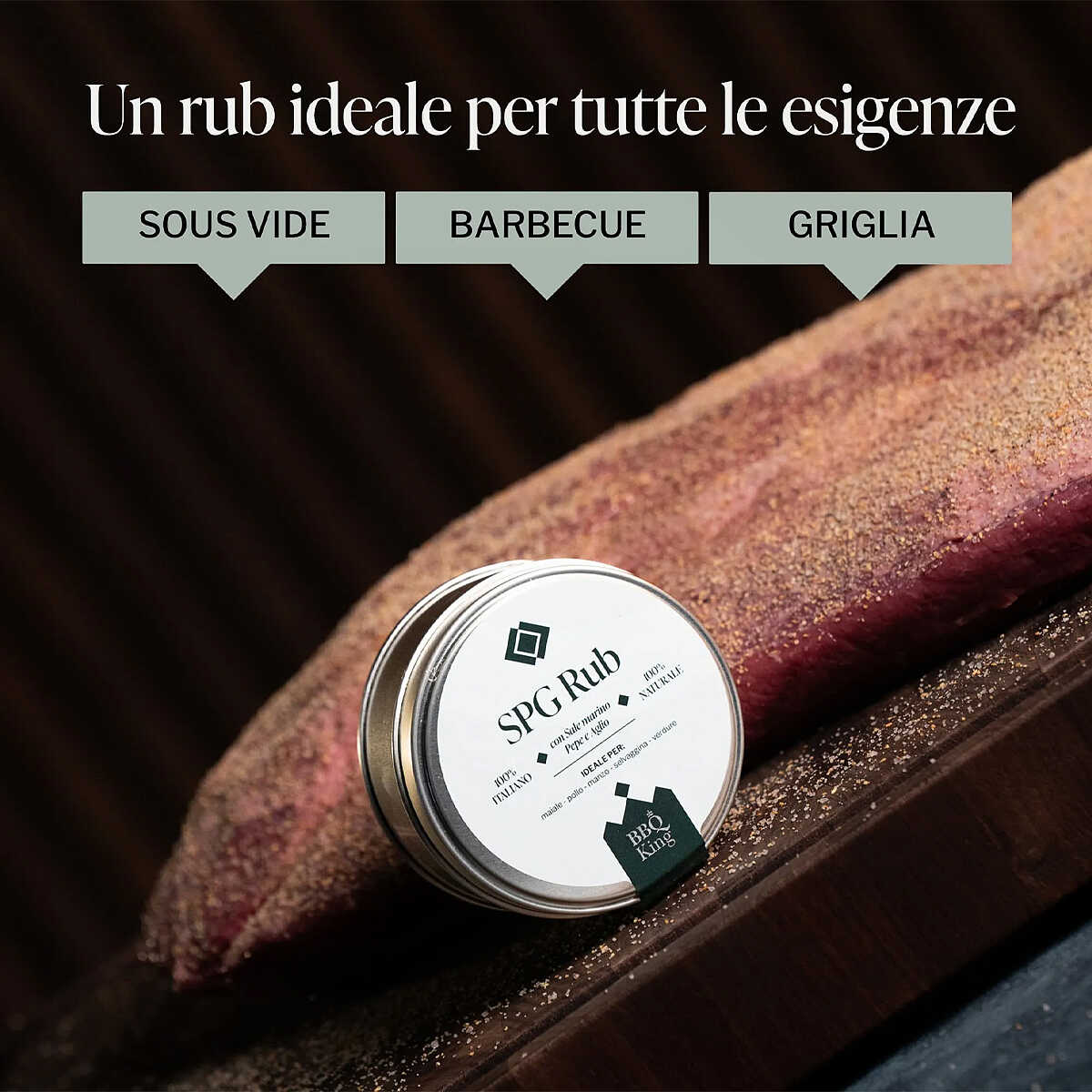 SPG Rub (550 g) - Sale, Pepe e Aglio per BBQ Alimentare | Polsinelli ...