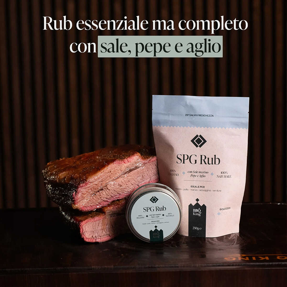 SPG Rub (550 g) - Sale, Pepe e Aglio per BBQ Alimentare | Polsinelli ...