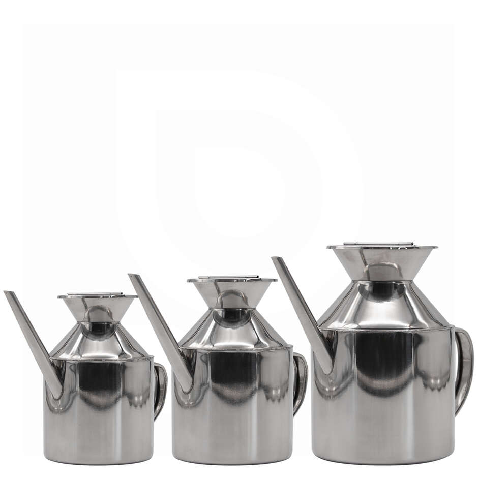 Stainless steel 700 ml oil jug Olive oil | Polsinelli Enologia