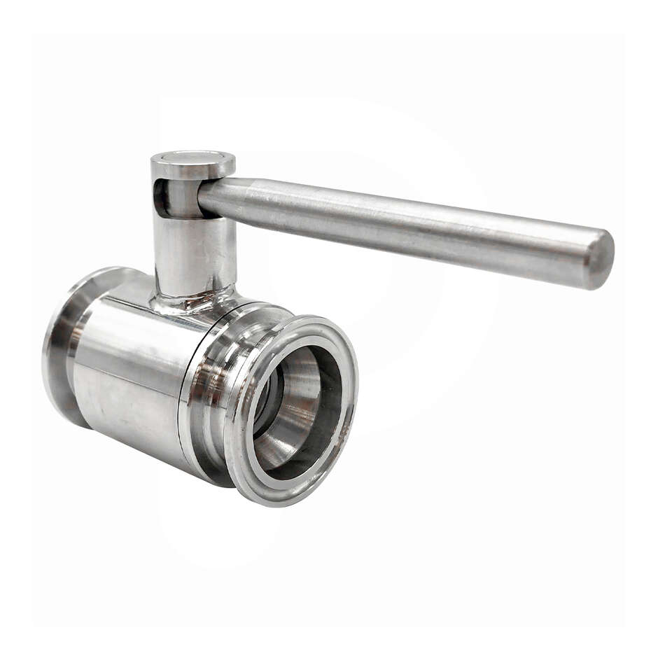 Valvola a Sfera Inox CLAMP 1"½ DN25 Alimentare | Polsinelli Enologia