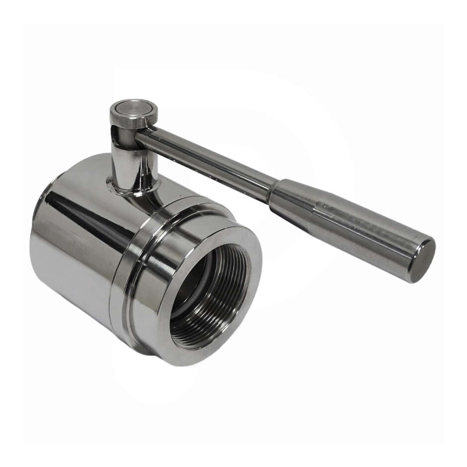 Valvola a sfera inox DN50 2" M x 2" F Birra | Polsinelli Enologia